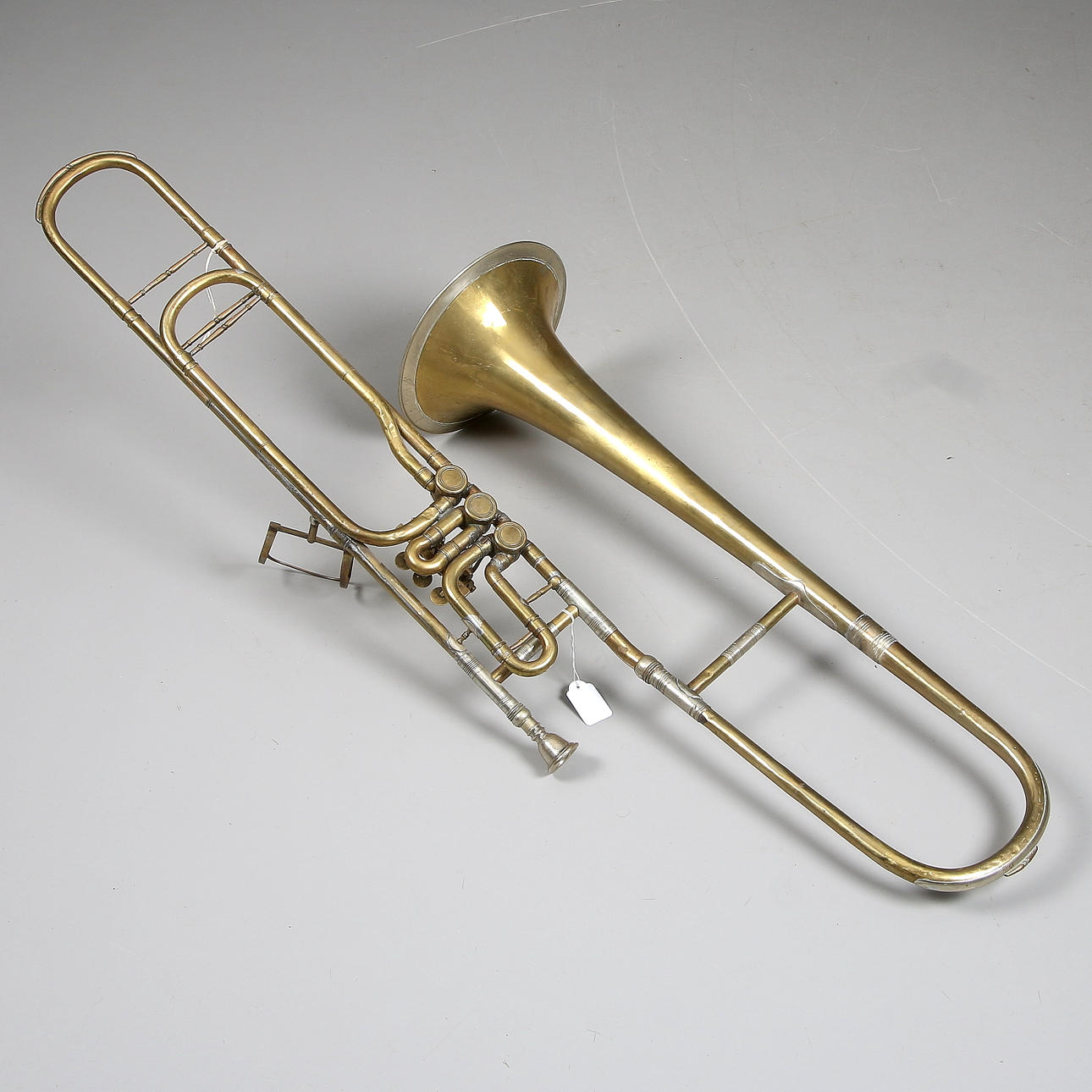 VALVE TROMBONE, B, yellow metal, Ahlberg & Ohlsson. Second half of the ...