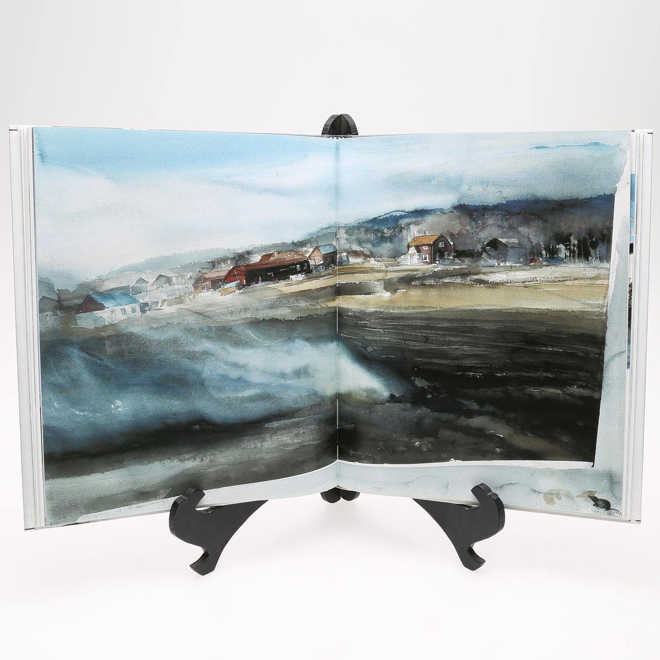 LARS LERINS AKVARELLER I UTHUS MELLAN 1882-2003. Böcker, Kartor ...