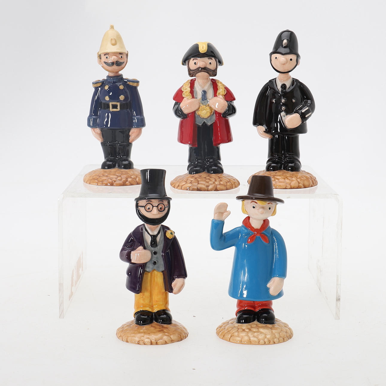 FIVE JOHN BESWICK TRUMPTON FIGURES. Ceramics & Porcelain - European ...