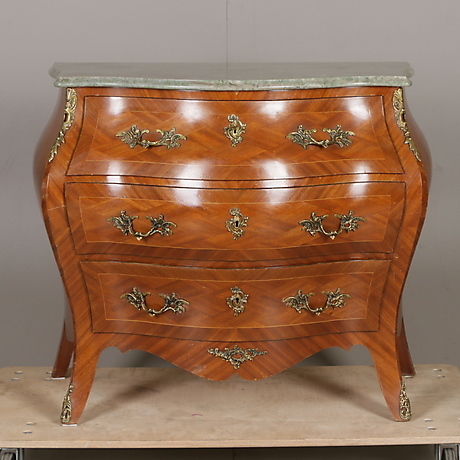 Chest of drawers with stone top, rococo style, 20th century. Furniture ...