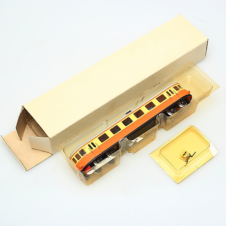 PERL railbus Y6 original box. Toys - Auctionet