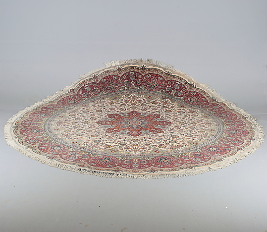 MATTA, Persisk Tabriz, rund, 300 x 300 cm. Mattor & Textil - Mattor ...
