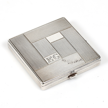POWDER BOX, Sterling silver, 1920s/30s. Silver & Metals - Silver ...
