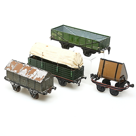 MÄRKLIN flatbed trailer, tarpaulin trailer, tipper trailer and cement ...