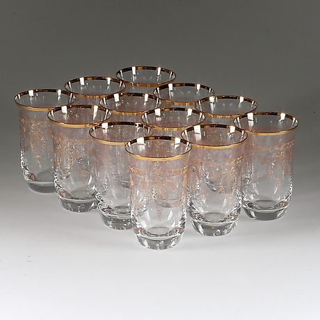 SELTER GLASS, 12 pcs, "Sergel", Duka. Glass - Tableware - Auctionet