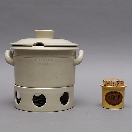 FONDUEGRYTA & SENAPSBURK, Höganäs, Gustavsberg Stig Lindberg. Övrigt ...