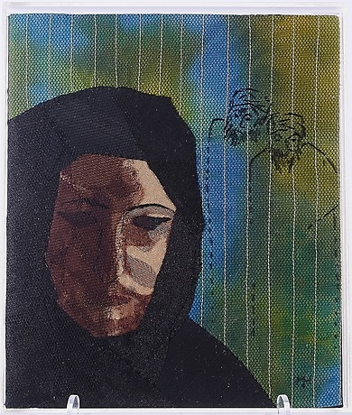 MONICA HALLBERG. Textiltavla. Konst - Övrigt - Auctionet