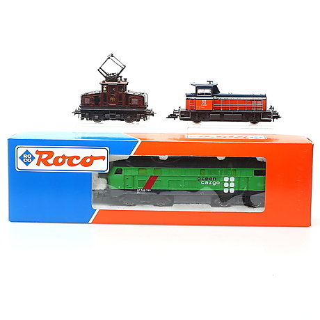 ROCO SJ Diesel locomotive GC T 48 740 Green Cargo in original box, LKAB ...