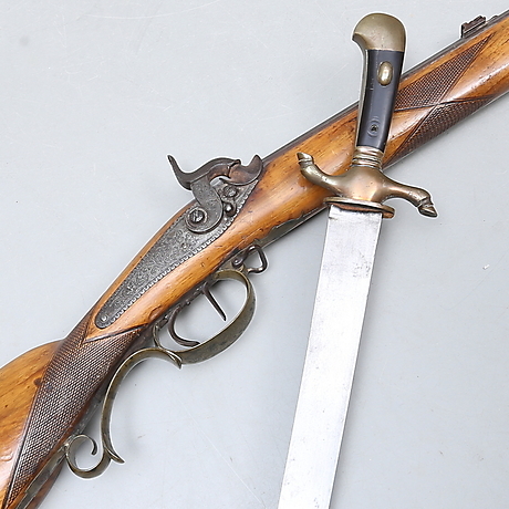 PATCH BUNKER with DEER TRAP BAYONET, mid 1800s. Weapons & Militaria ...