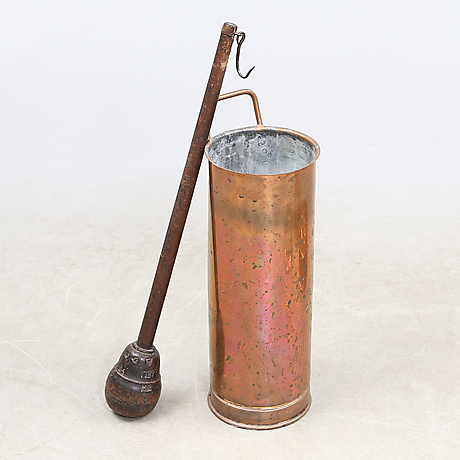 BESMAN (18th century) and COLLECTION OF COPPER/ENAMEL OBJECTS. Silver ...