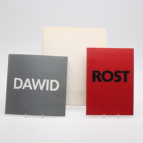 PHOTO. THREE WORKS BY DAWID (BJÖRN DAWIDSSON), BORN 1949. Books, Maps ...