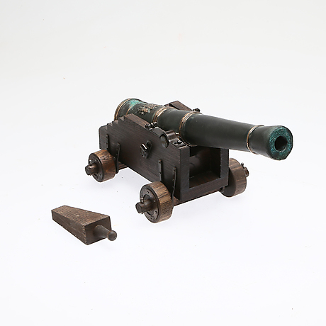 CANNON with charging stick, Svensk Metallkonst AB Karlskrona1900s ...