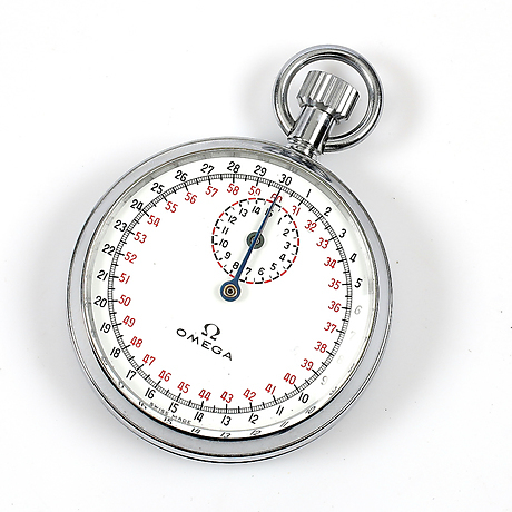 STOPWATCH, chromed metal, Omega. Second half of the 20th century ...