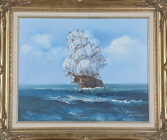 SILVANA PEDERSEN. Oil on canvas, ship portrait, signed. Art - Paintings ...