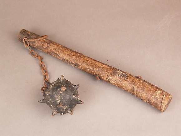 KETTEN-MORGENSTERN in the style of the late Middle Ages. Weapons ...
