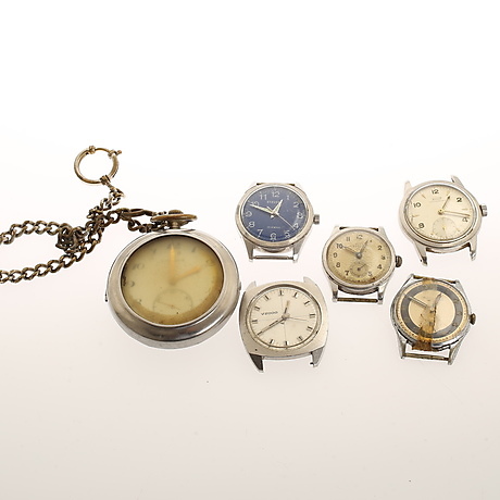 TASCHENUHR, Wikinger. HERRENARMBÄNDER, 5 Stück, inkl. Bürger und Tissot ...