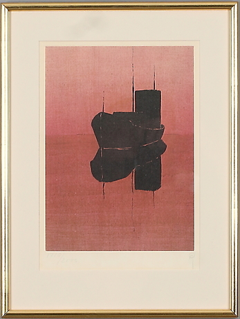 ARNE OLSSON. Boat, lithograph, signed and numbered 1710/2000. Art ...