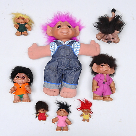 TROLL, 8 st, Thomas Dam, Danmark, 1900-tal. Leksaker - Auctionet