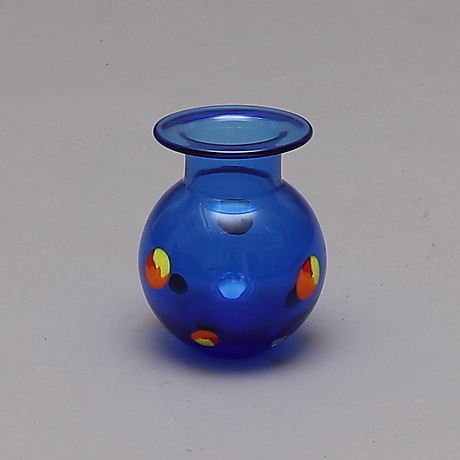 ERIKA LAGERBIELKE. VAS, halvkristall, "Pepperoni", Orrefors. Glas ...