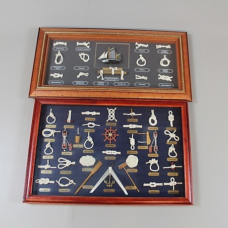 TAVLOR MED KNOPAR 2 stycken. Konst - Övrigt - Auctionet