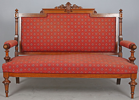 SOFA, neo-renaissance style, probably early 20th century. Furniture ...