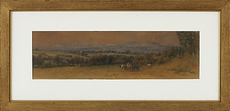 ALFRED LEYMAN, watercolor, sign. Art - Paintings - Auctionet