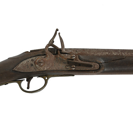 FLINTLOCK RIFLE with BAJONET, Tower, 1700s / 1800s. Coins, Medals ...