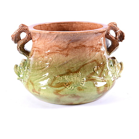 YTTERFODER, bemålat lergods, Karl Holst, Höganäs, tidigt 1900-tal ...