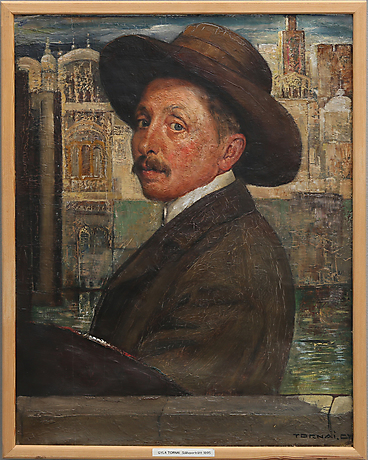 GYULA TORNAI. SJÄLVPORTRÄTT. Konst - Måleri - Auctionet