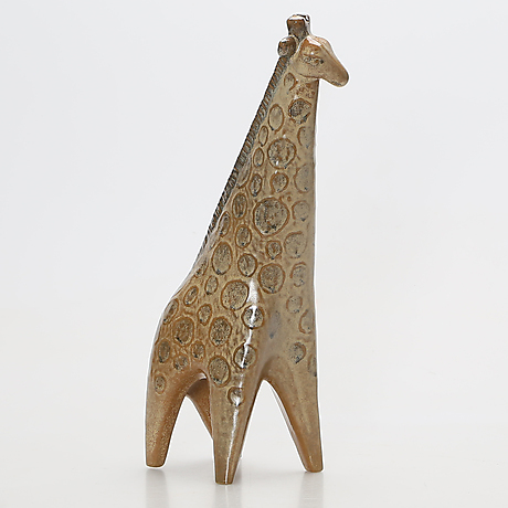 LISA LARSON. SCULPTURE, ceramic, Giraffe from "Stora zoo" Gustavsberg ...