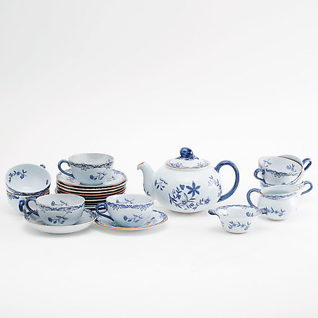 TEA SET PARTS, 11 parts, "Ostindia", Rörstrand. Ceramics & Porcelain ...