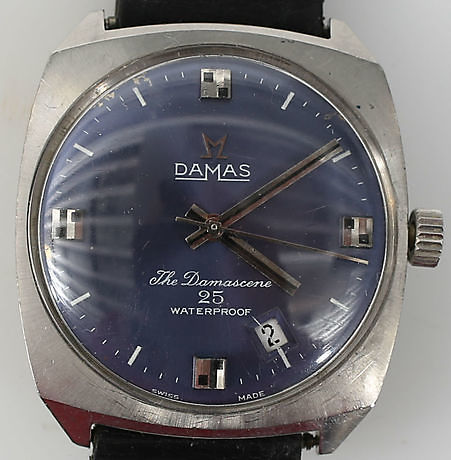 Wristwatch, men's, stainless steel, automatic, Damas The Damascene 25 ...