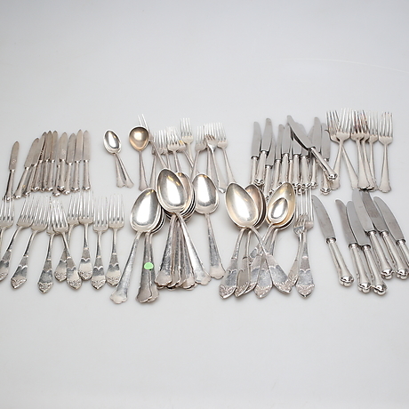 BESTICK, nysilver, 1900-tal. Silver & Metall - Övriga metallföremål ...
