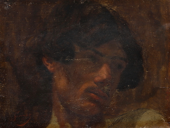 SIMÓN GÓMEZ. Academy. Art - Paintings - Auctionet