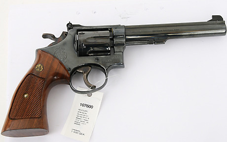 (134) REVOLVER, American, Double Action, made by Smith & Wesson, model ...