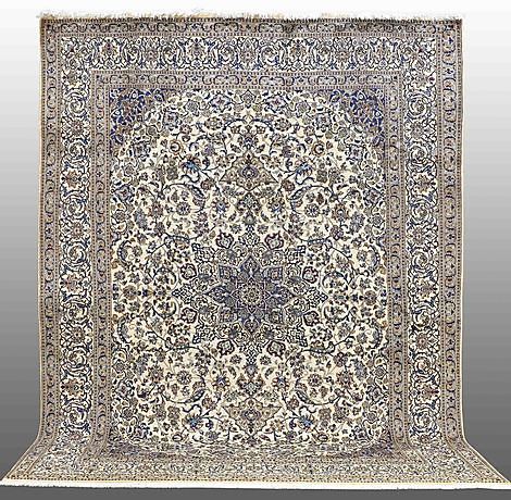 MATTA, persisk, nain med silkesinslag, 9laa, 386 x 296 cm. Mattor ...