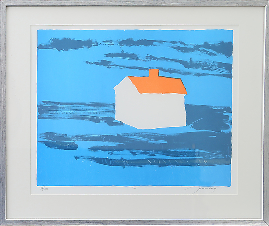 JAN WIBERG. LITO 88/180, blyertssignerad. Konst - Grafik - Auctionet