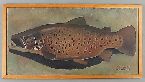 ROLF SMEDMAN. Oil on Board, "Emån", signed and dated October 1968. Art ...