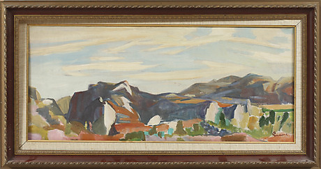 CARL GUNNE, oil on canvas, sign. Art - Paintings - Auctionet