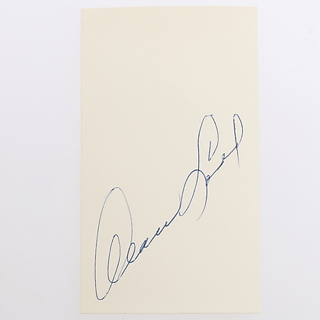 AUTOGRAPH- ALAN LADD (9-1964) AMERICAN ACTOR. Books, Maps & Manuscripts ...