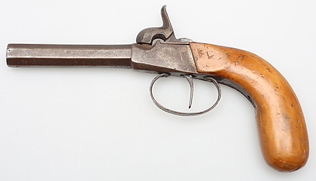STOCK LOCK GUN. 1850-70s. Coins, Medals & Stamps - Auctionet