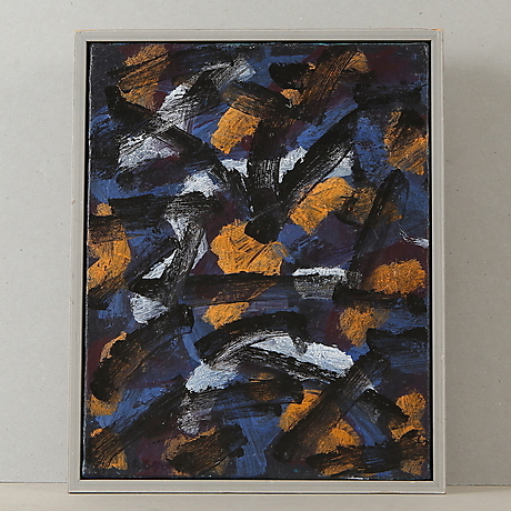 LARS GYNNING. Composition, oil on canvas, signed. Art - Paintings ...