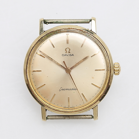 HERRARMBANDSUR, "Seamaster" Omega, guld på stål, 1960-tal. Klockor & Ur ...