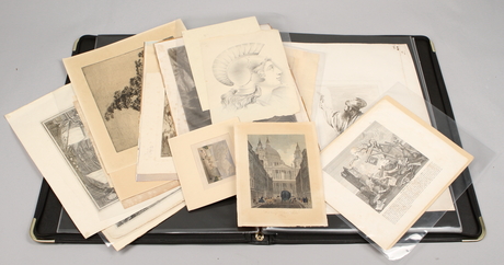 A Collection OLDER GRAPHICS, 17-1900s. Art - Engravings & Prints ...
