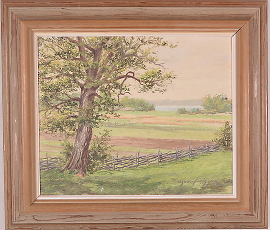 OSCAR CARLSSON. Oil on Board. Art - Paintings - Auctionet