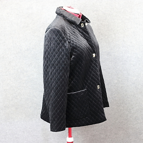 JACKA, stlk 42-44, quiltad sammet, fodrad, Lucia, Tyskland ...