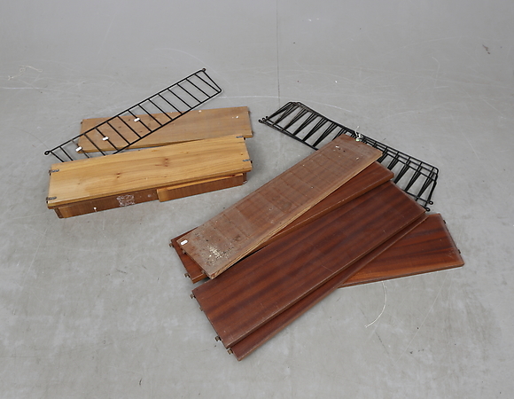 SHELVING SYSTEM, string model, 1950s/60s. Furniture - Cupboards ...