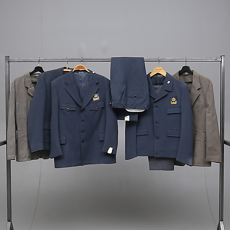 UNIFORMER, 7 delar, Televerket, Sverige. Vapen & Militaria - Uniformer ...