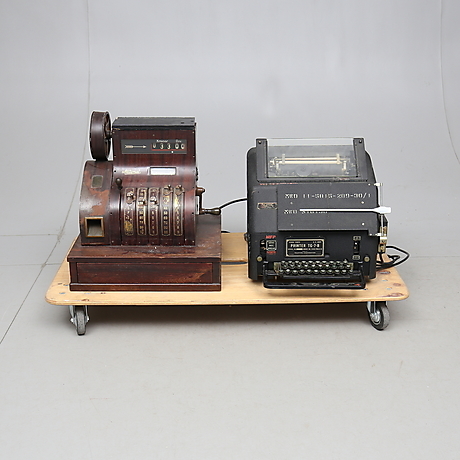 CASH REGISTER and TELEPRINTER, first half of the 20th century ...
