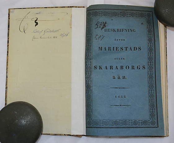 DESCRIPTION also MAP of MARIESTADS COUNTY. Books, Maps & Manuscripts ...